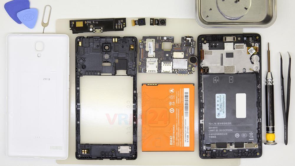 🛠 How to disassemble Xiaomi RedMi Note 1S instruction | Photos + Video