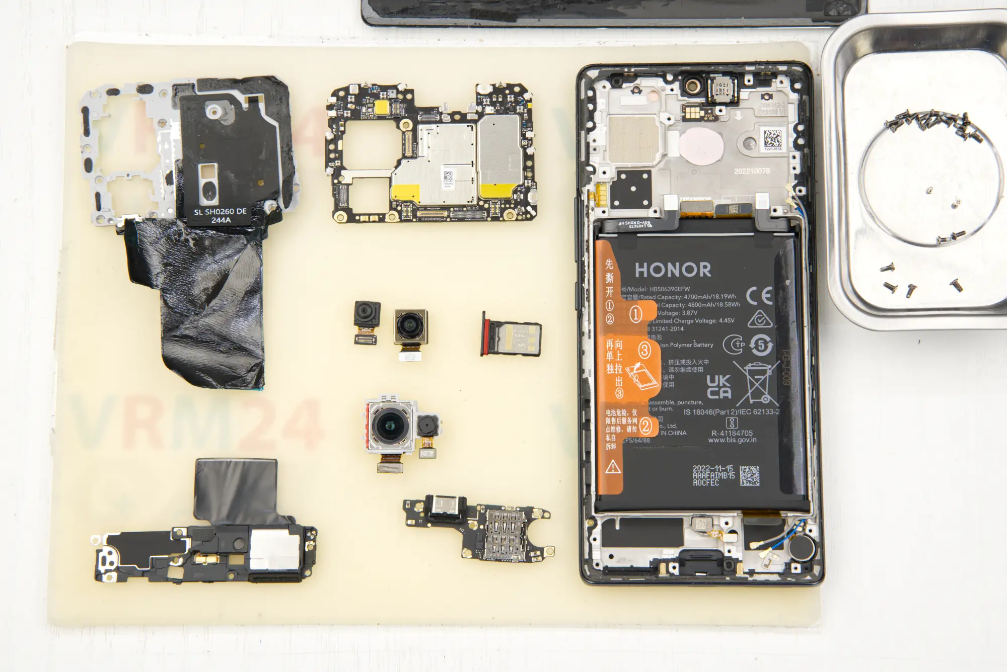 🛠 How to disassemble HONOR 70 instruction | Photos + Video