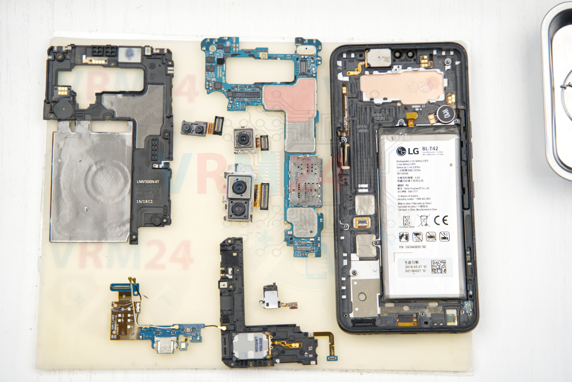 🛠 How to disassemble LG V50 ThinQ instruction | Photos + Video