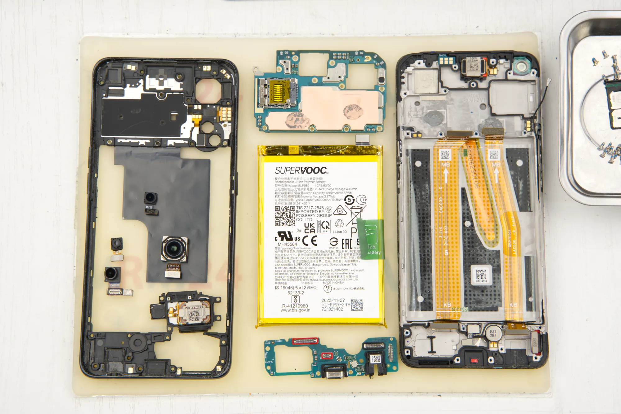🛠 How to disassemble Oppo Reno8 T instruction | Photos + Video
