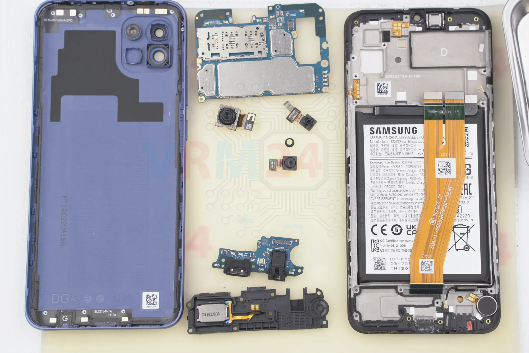 🛠 How to disassemble Samsung Galaxy A03 SM-A035 instruction | Photos ...