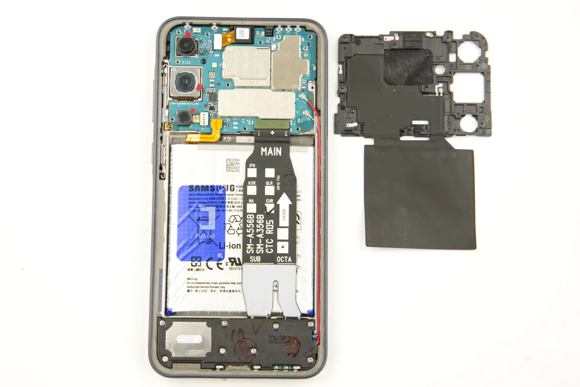 🛠 How to disassemble Samsung Galaxy A35 5G SM-A356 instruction | Photos ...