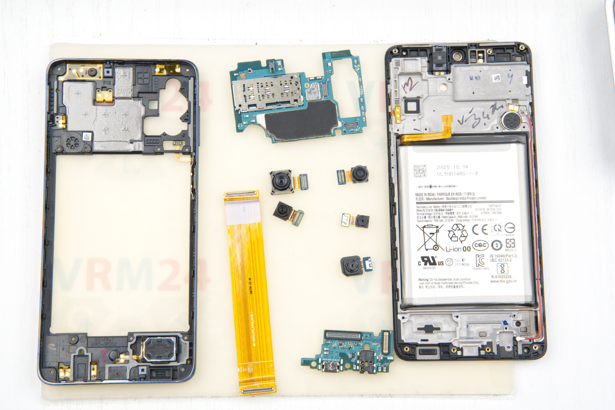 🛠 How to disassemble Samsung Galaxy M51 SM-M515 instruction | Photos ...