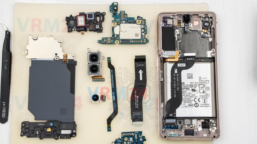 🛠 How to disassemble Samsung Galaxy S21 SM-G991 instruction | Photos ...