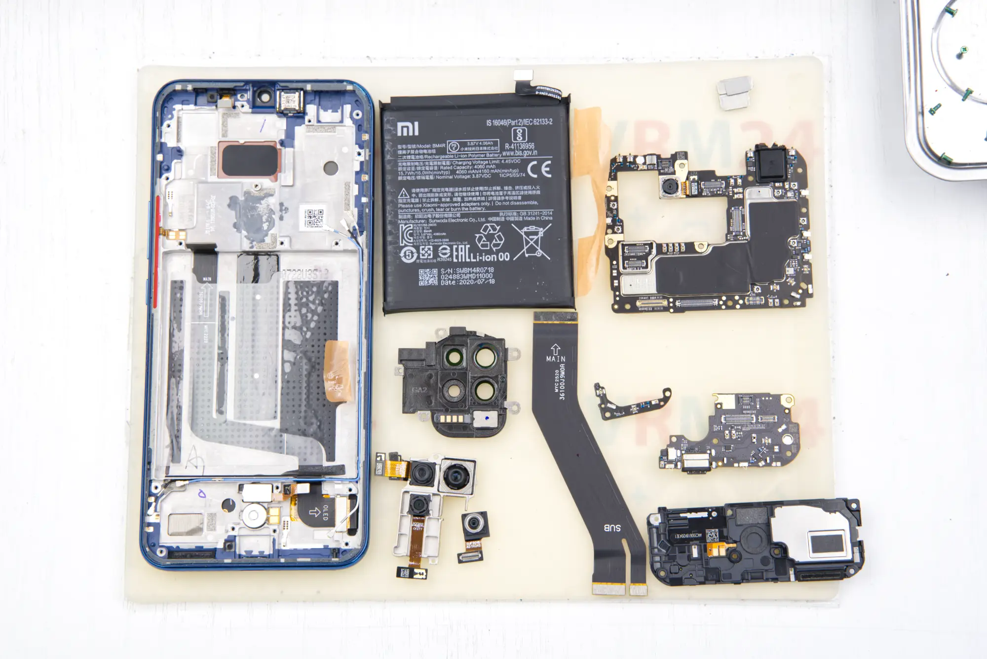 🛠 How to disassemble Xiaomi Mi 10 Lite instruction | Photos + Video