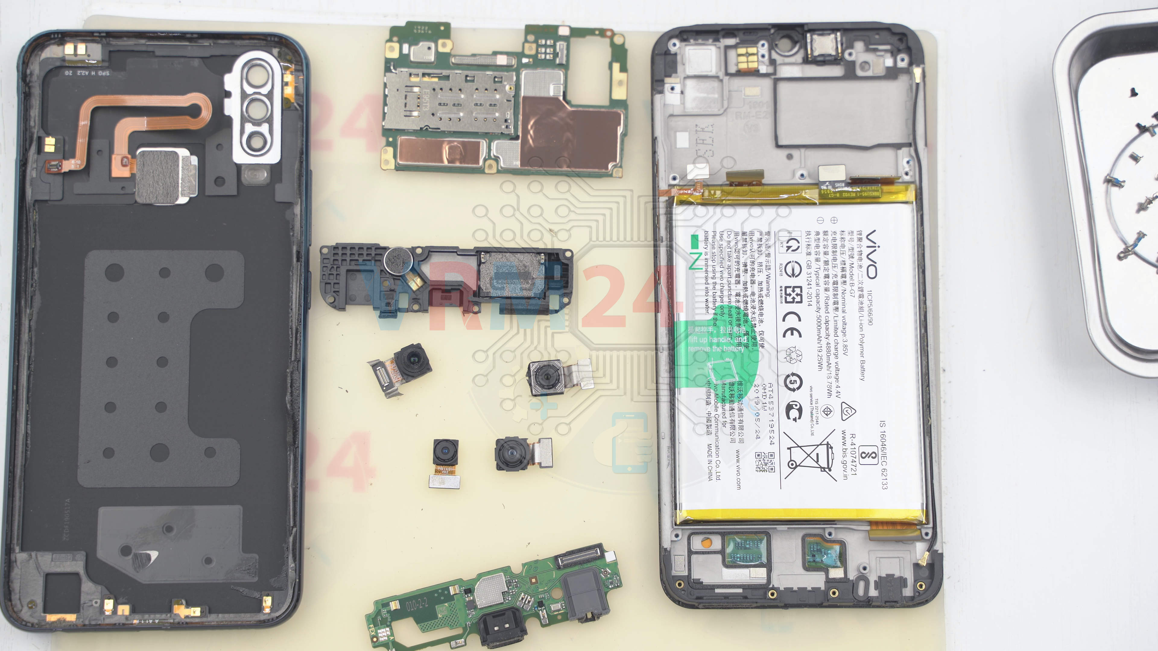 🛠 How to disassemble vivo Y17 instruction | Photos + Video