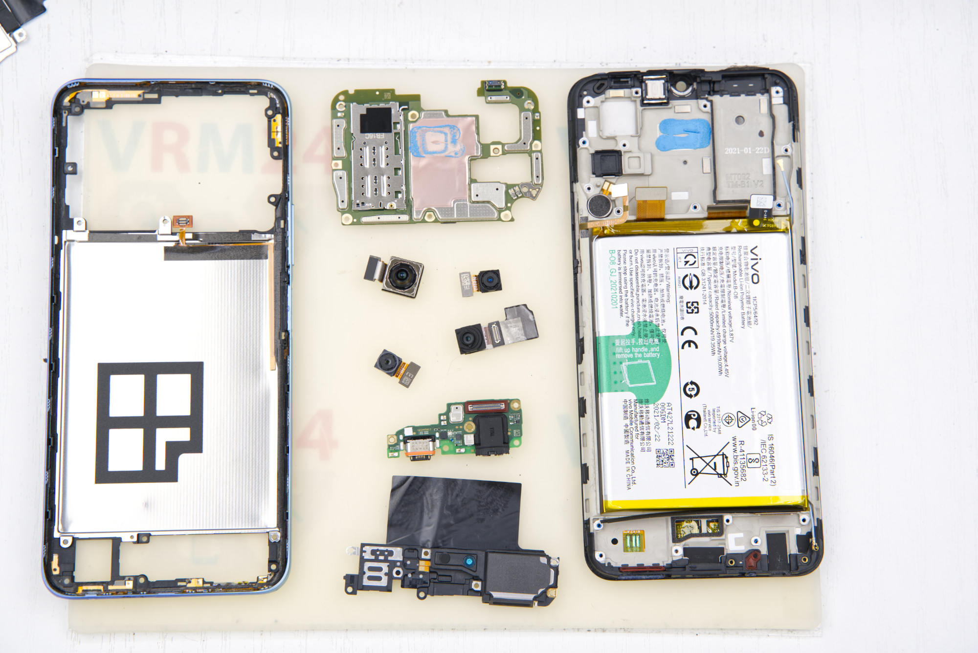 🛠 How to disassemble vivo Y31 instruction | Photos + Video