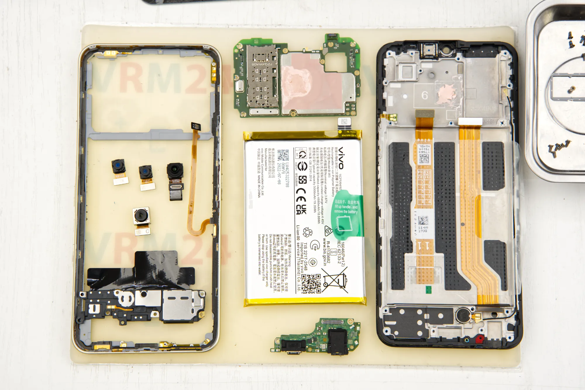 🛠 How to disassemble vivo Y35 instruction | Photos + Video