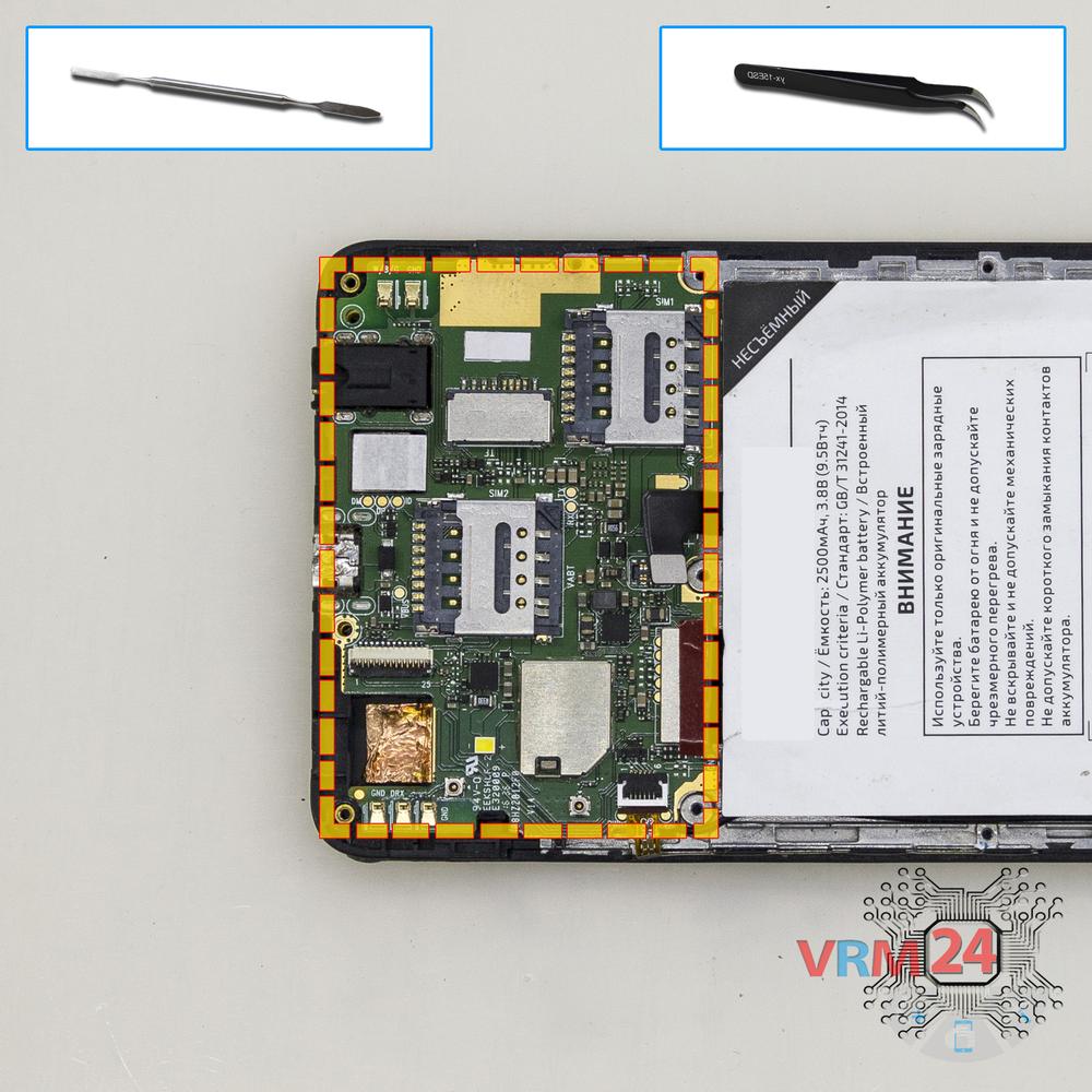 🛠 Как разобрать Highscreen Razar Pro инструкция|Фото+Видео