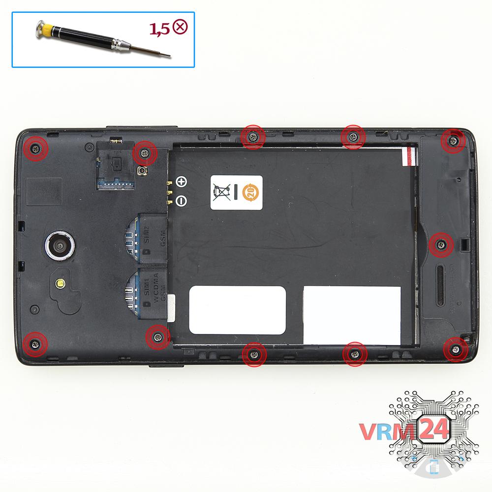 🛠 How to disassemble Philips Xenium W3500 instruction | Photos + Video