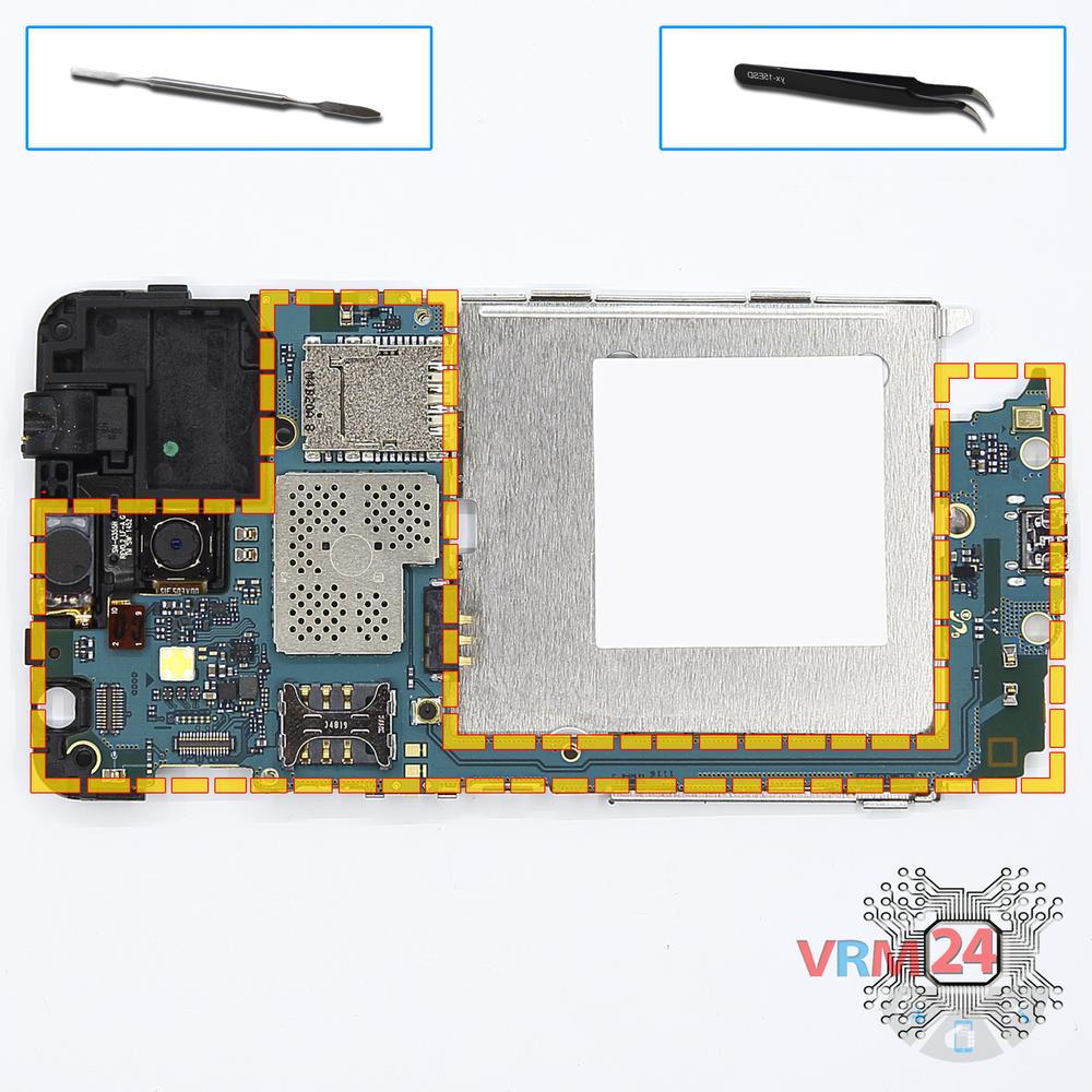 🛠 How to disassemble Samsung Galaxy Core 2 SM-G355H instruction | Photos + Video
