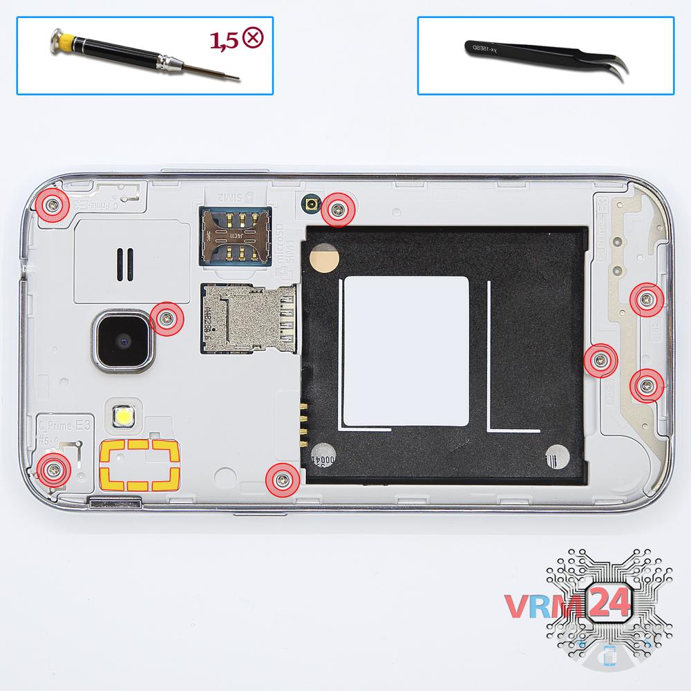 🛠 How to disassemble Samsung Galaxy Core Prime SM-G360 instruction | Photos + Video