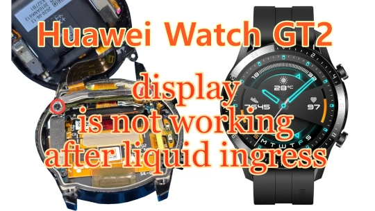 Smartwatch Huawei Watch GT2 (model LTN-B19V, 46 mm), display is not ...
