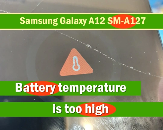 Why Samsung Galaxy A12 SM-A127 does not charge and gives a warning ...